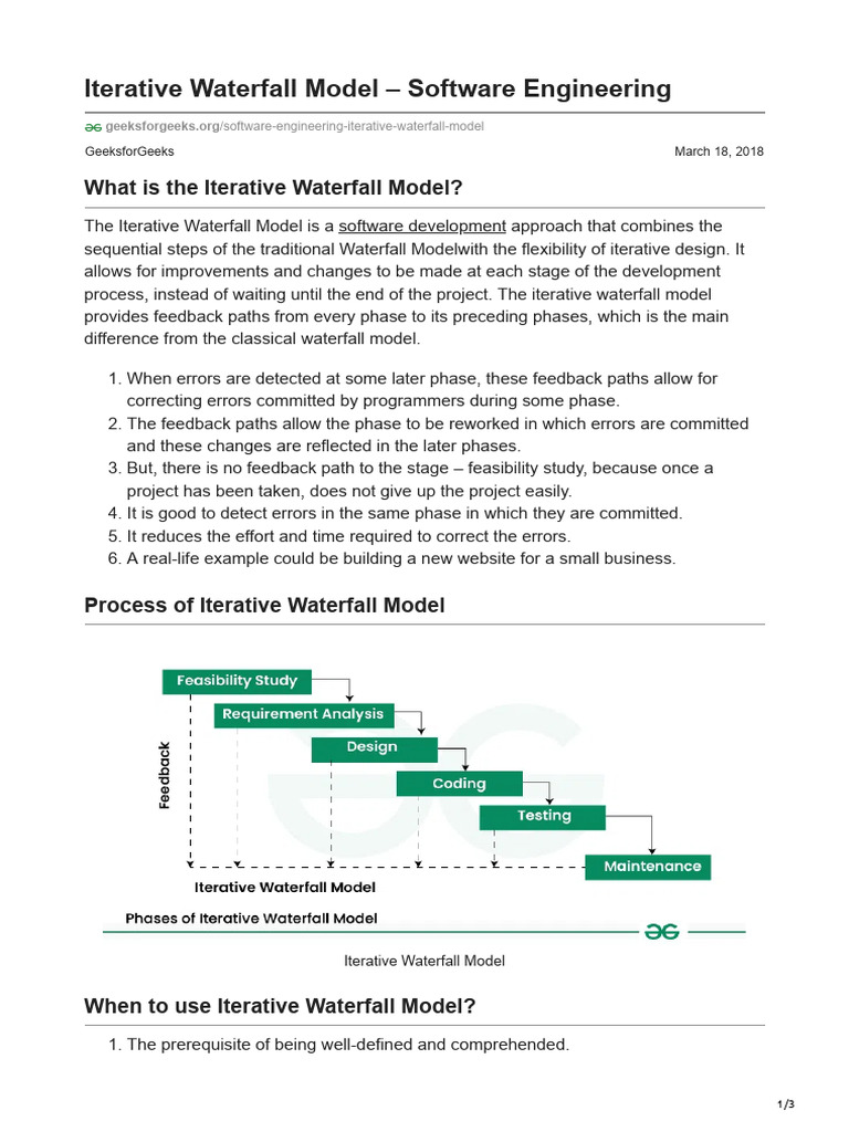 Iterative Model | PDF