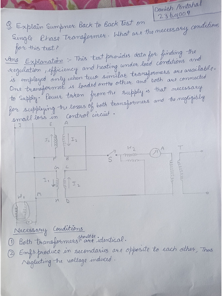 Back To Back Test | PDF