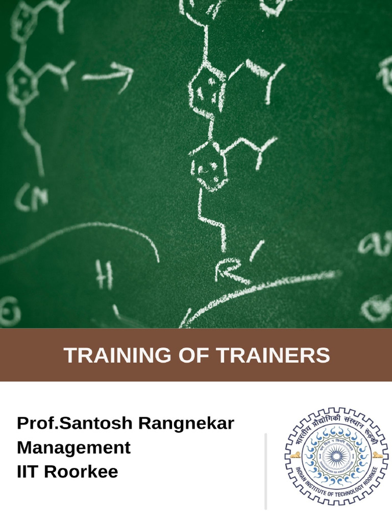 Training of Trainers Book | PDF