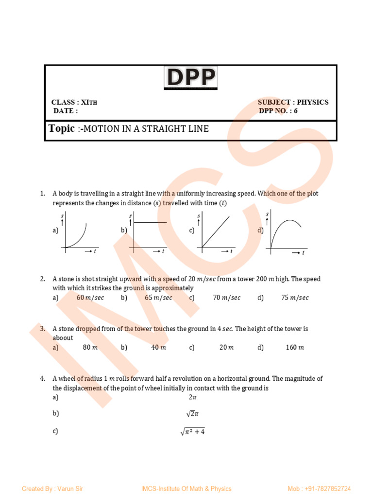 DPP 6 | PDF