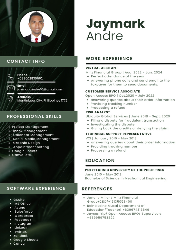 Coconut VA Resume Template | PDF | Résumé | Page Layout