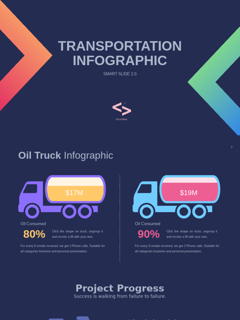 (dark) Transportation Infographic | PDF