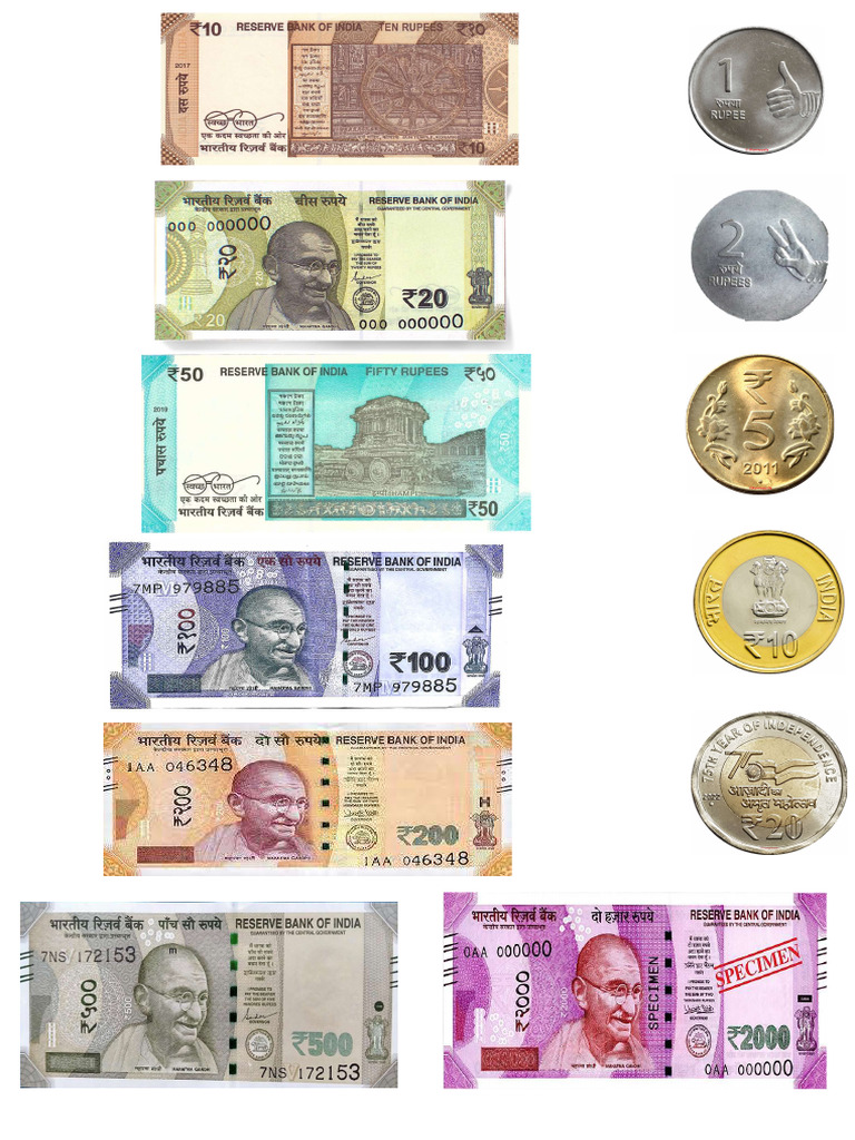 UAE and Indian Notes and Coins | PDF