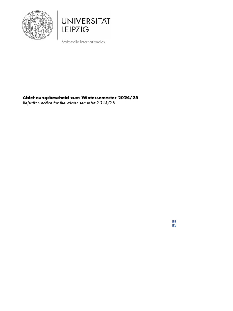 Ablehnung Master NCCD | PDF