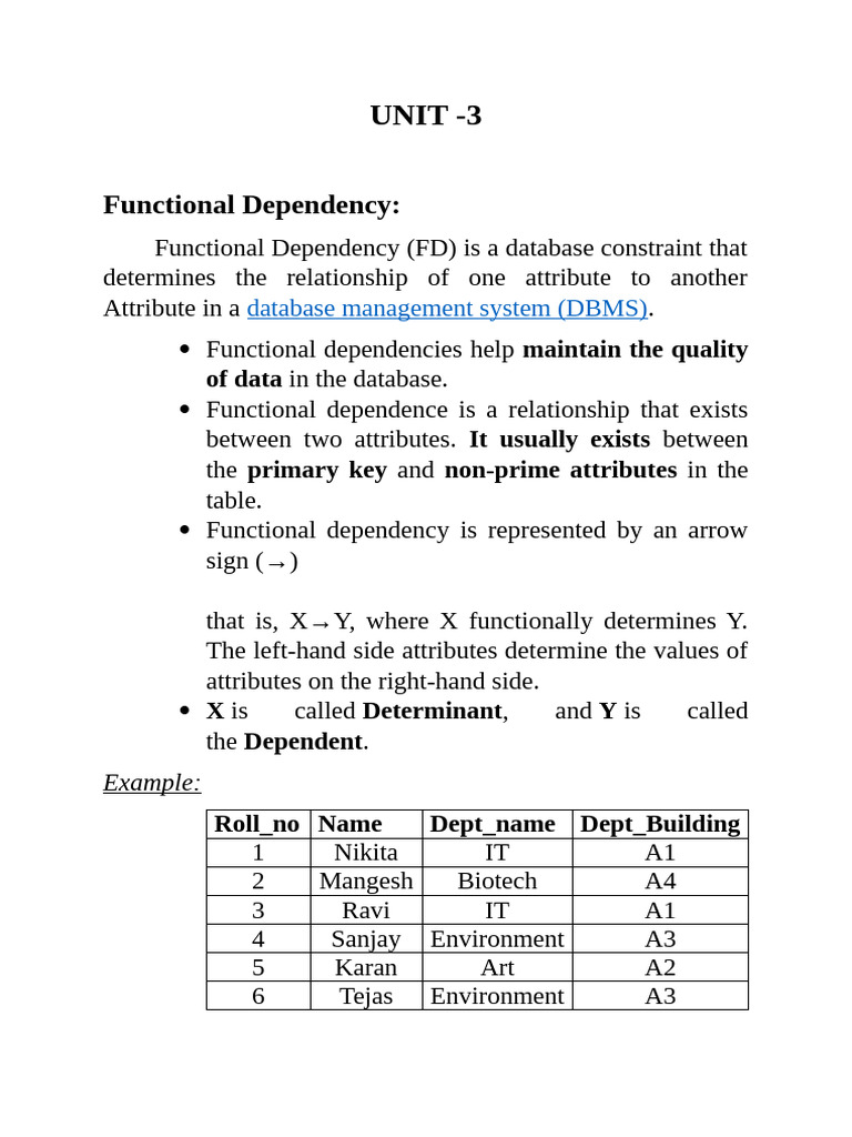 Functional dependency | PDF