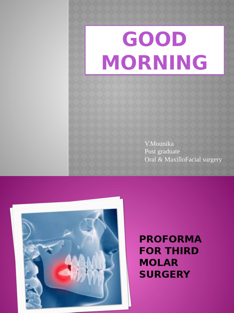 Impaction Case Proforma | PDF