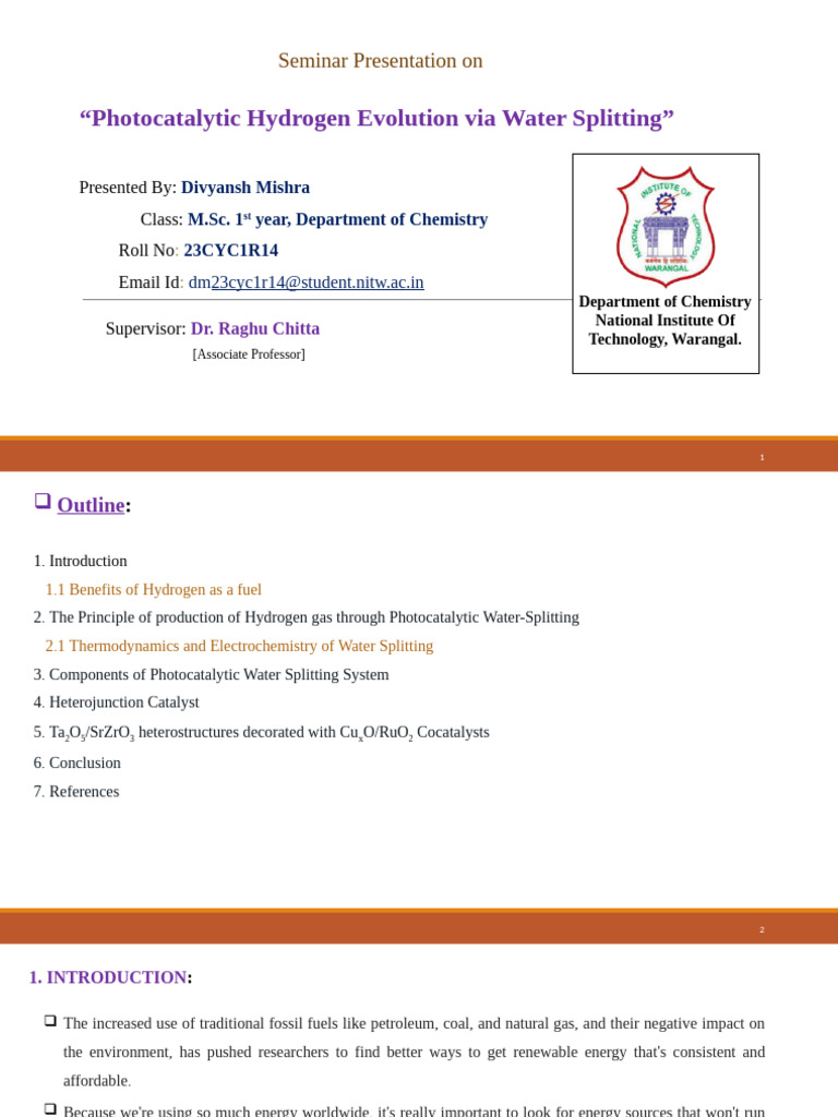 23CYC1R14 Divyansh Mishra Presentation | PDF | Redox | Electromagnetic ...