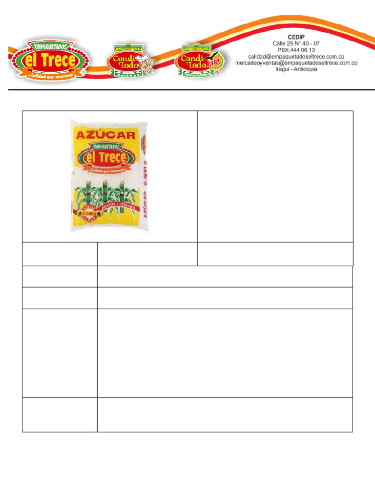 9. AZUCAR-EL TRECE | PDF