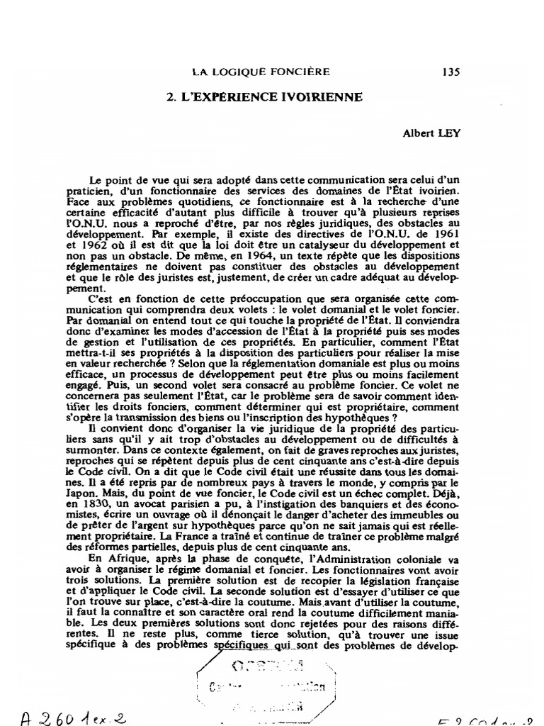 Logique Fonciere Civ | PDF