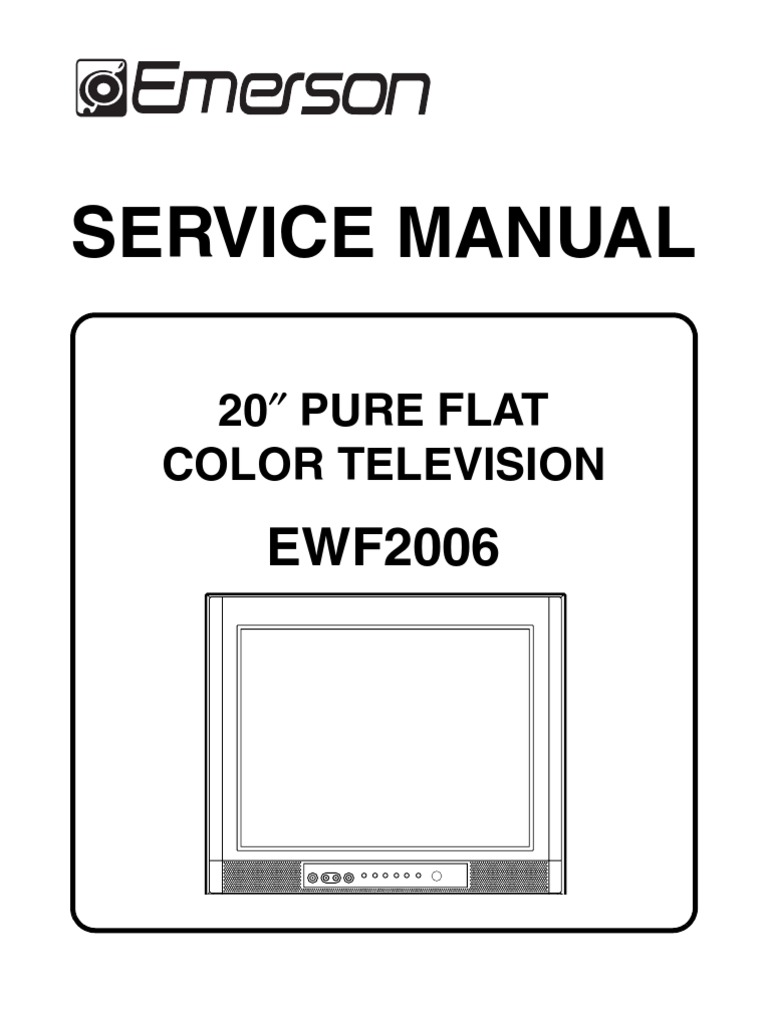 Ewf2006 TV Emerson | PDF | Electrical Connector | Soldering