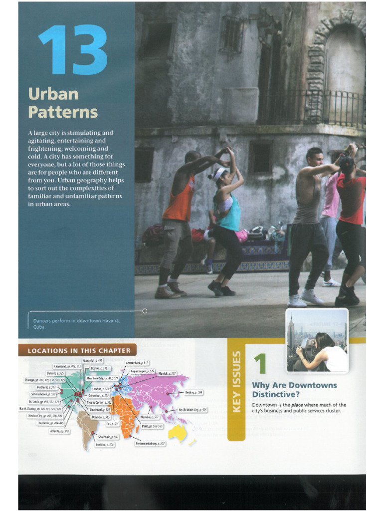 Rubenstein Ch. 13 - Urban Patterns | PDF