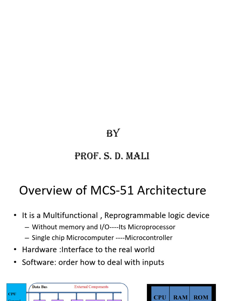 1 Unit I Architecture | PDF