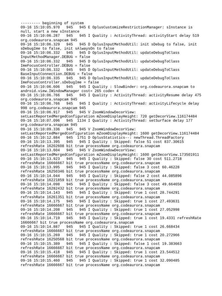 Log Cat 1726478731701 | PDF