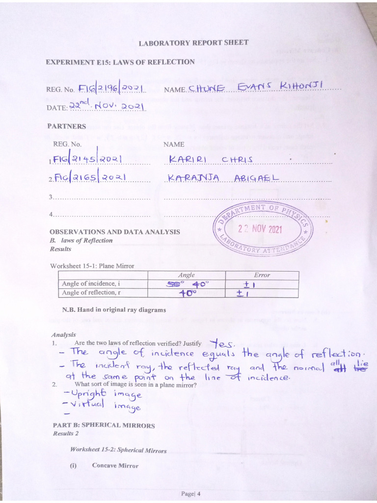 Physics Prac E15 | PDF