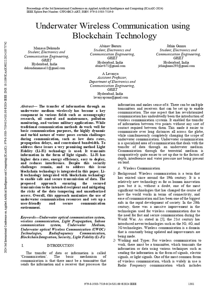 Underwater_Wireless_Communication_using_Blockchain_Technology | PDF