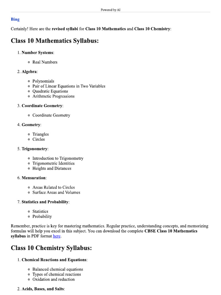 class 10 math's sure marks notes | PDF