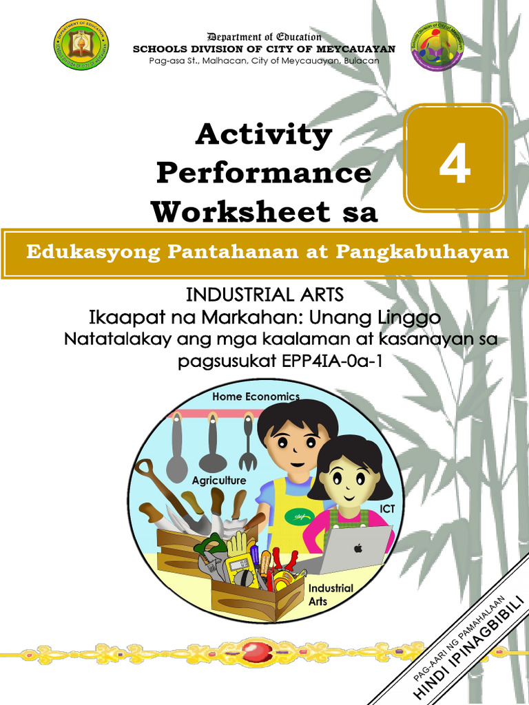 EPP 4 - Q4 - Week 1 1 | PDF