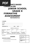 GRADE 8 SCIENCE EXAM PAPER2 3rd TERM | PDF | Chemical Elements | Proton