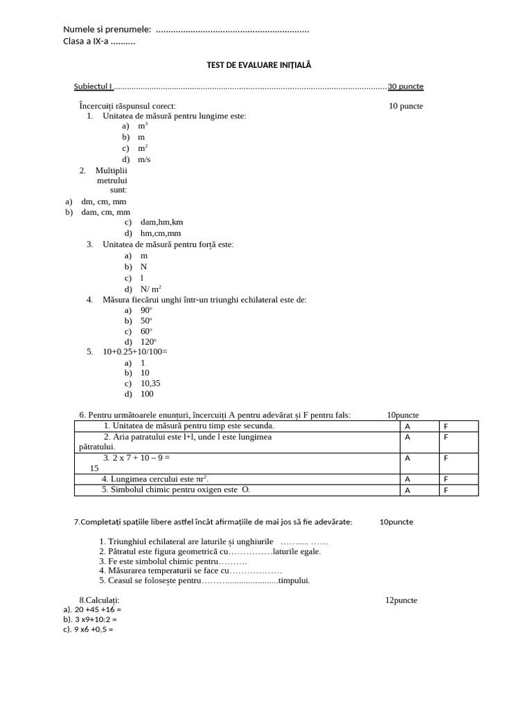 Test Initial | PDF