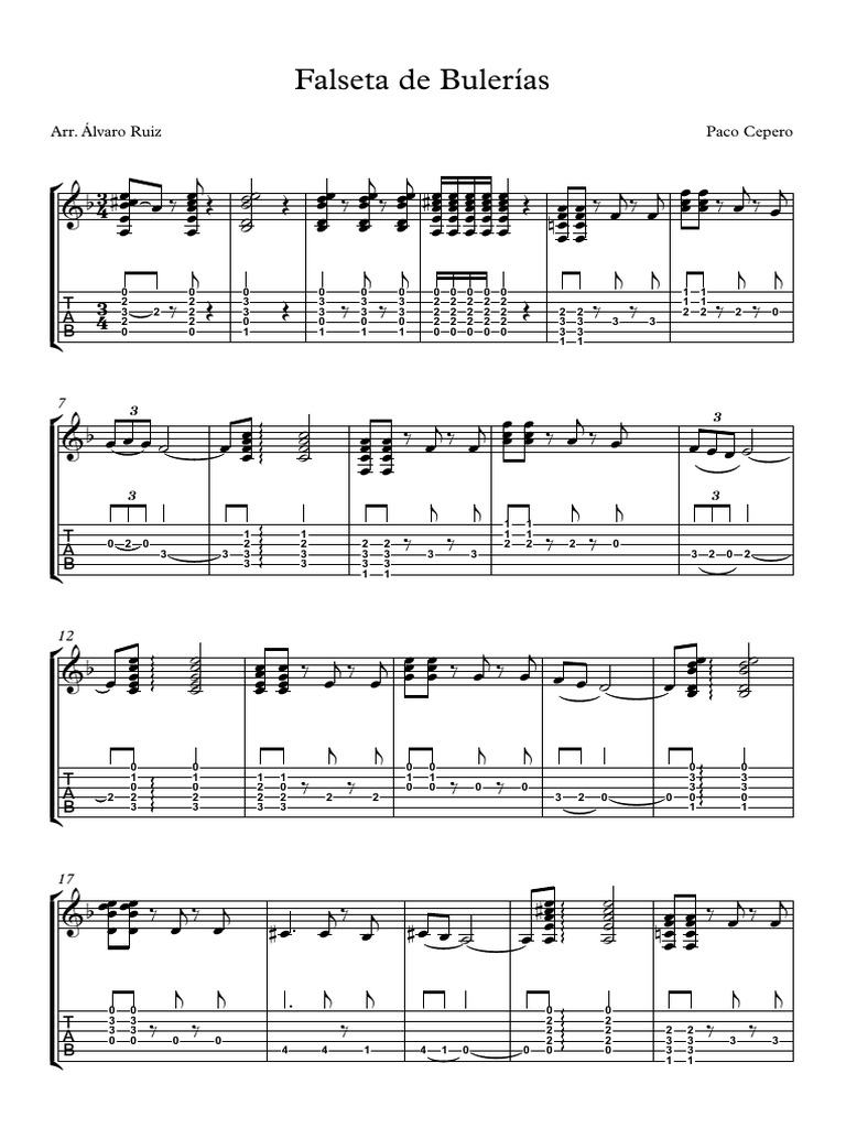 Bulerías Paco Cepero | PDF
