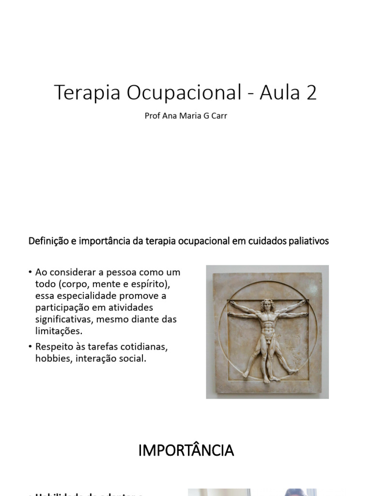 Terapia Ocupacional - Aula 2 | PDF