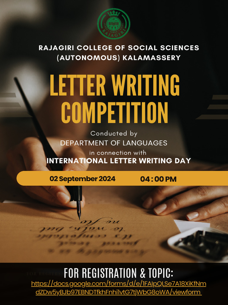 Letter Writing Competition (Final) | PDF