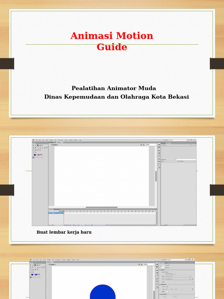 Materi 3 Animasi Motion Guide 2 | PDF