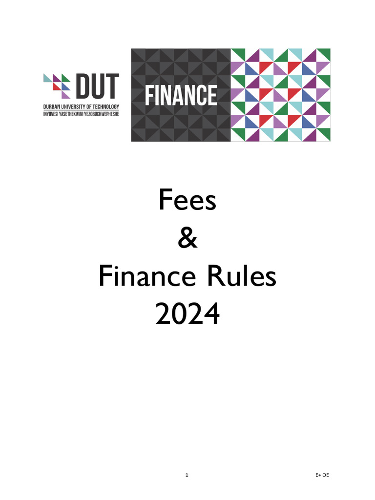 2024 Fee Booklet | PDF
