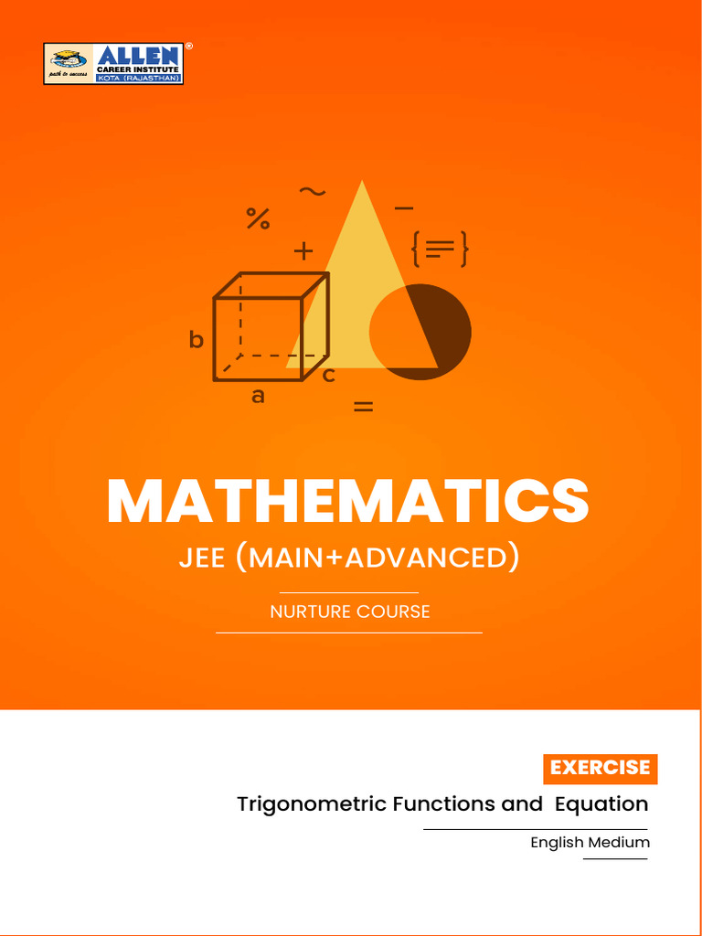 Trigonometric Functions And Equation Pdf