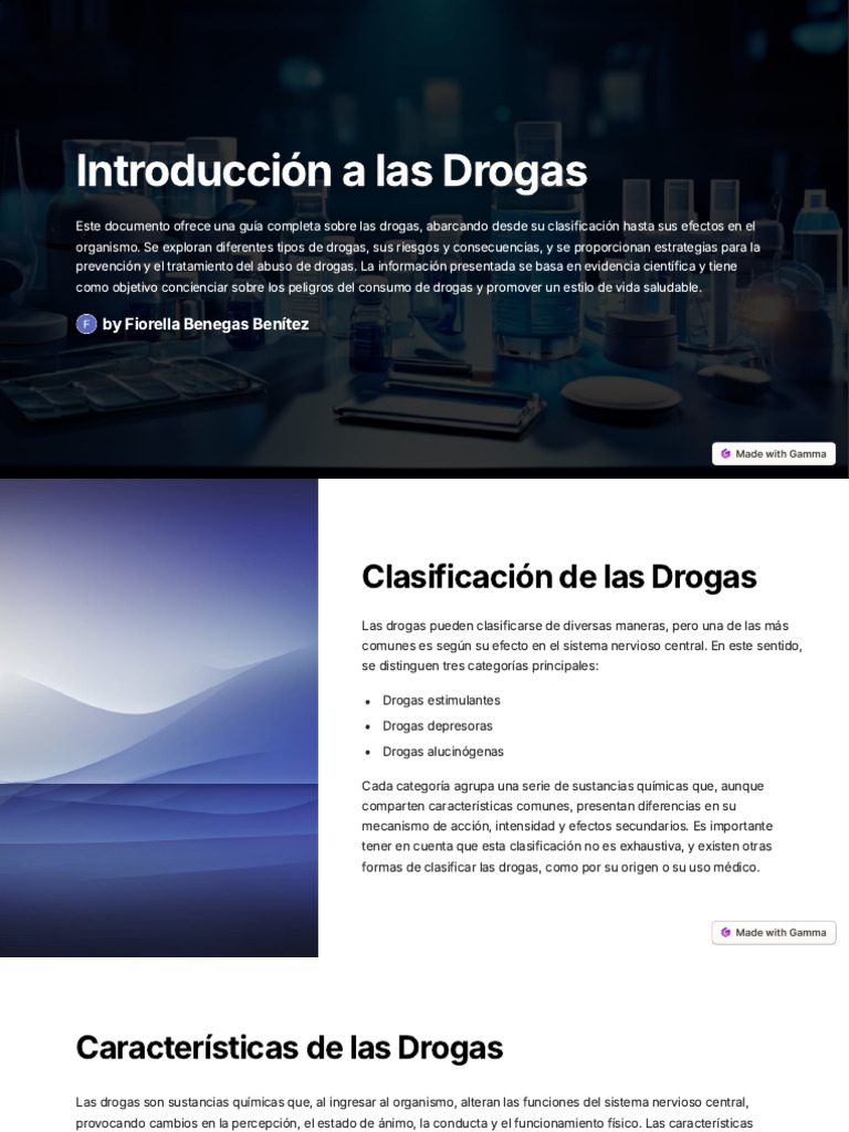 Introduccion A Las Drogas | PDF