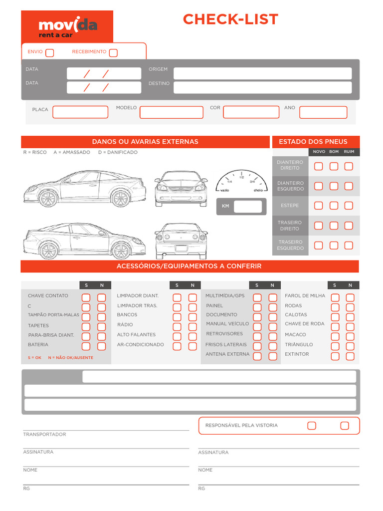 Check - List Movida | PDF