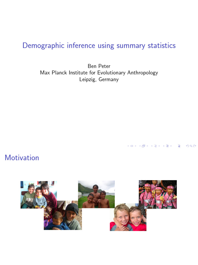 Slides Ben Peter Admixture | PDF