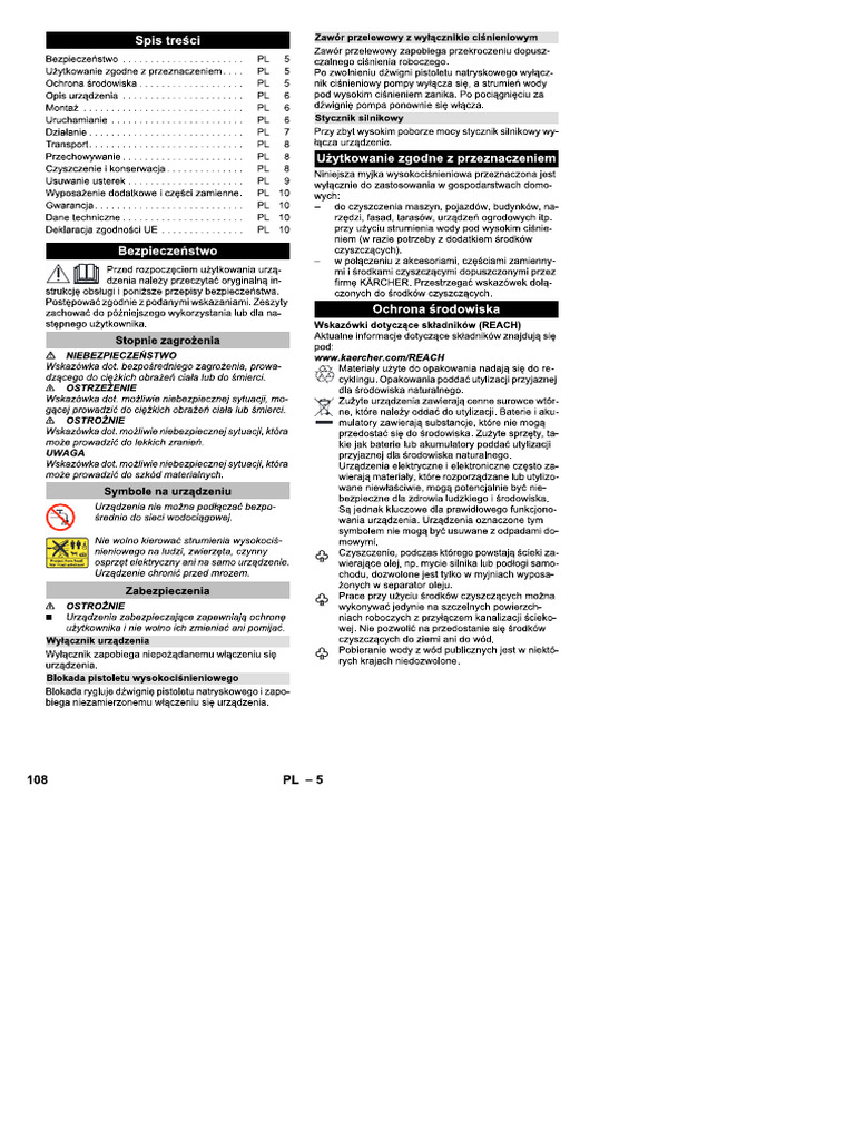 Instrukcja Obslugi KARCHER K7 Full Control Plus Home | PDF