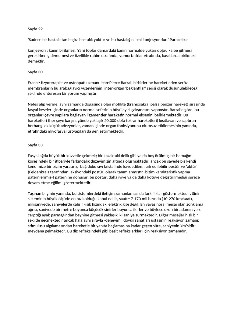 Anatomy Trains Sayfa 29-33 Arası Notlar | PDF