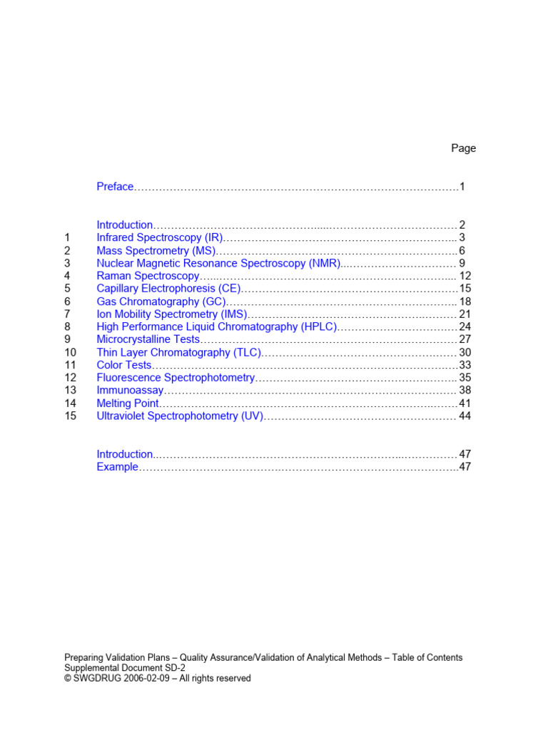 SWGDrug Supplemental Document SD-2 | PDF