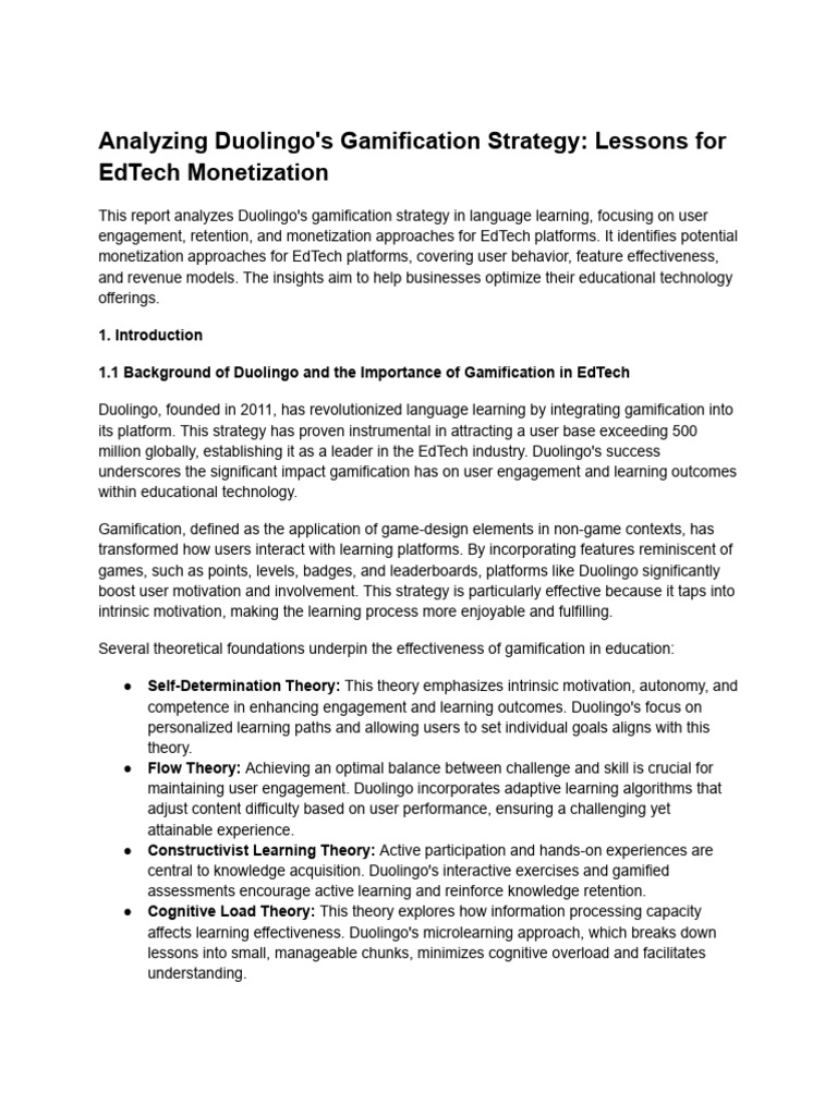 Analyzing Duolingo's Gamification Strategy - Lessons For EdTech ...