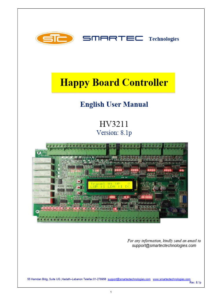Happy Board Rev 8.1 (English) | PDF
