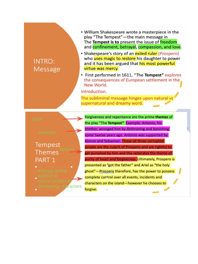 The Tempest Notes | PDF