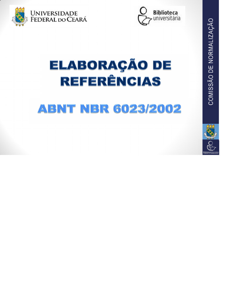 Slide 1 - Guia - Referencias - Abnt | PDF