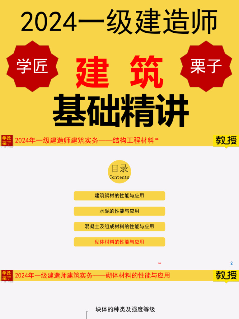 14- 砌体材料的性能与应用 | PDF