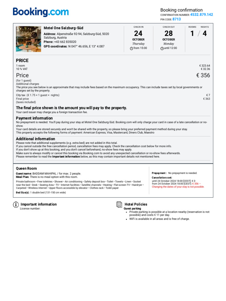 Baddam Hotel 2 | PDF