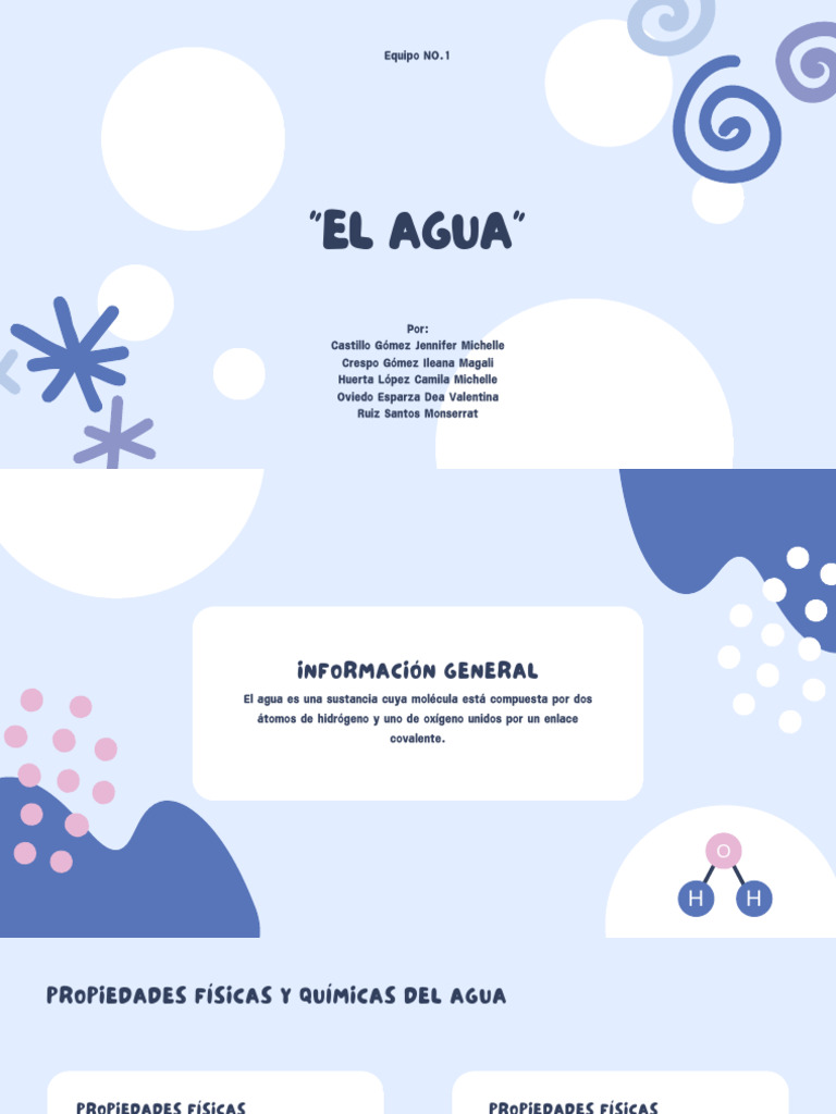 El agua.pdf | PDF