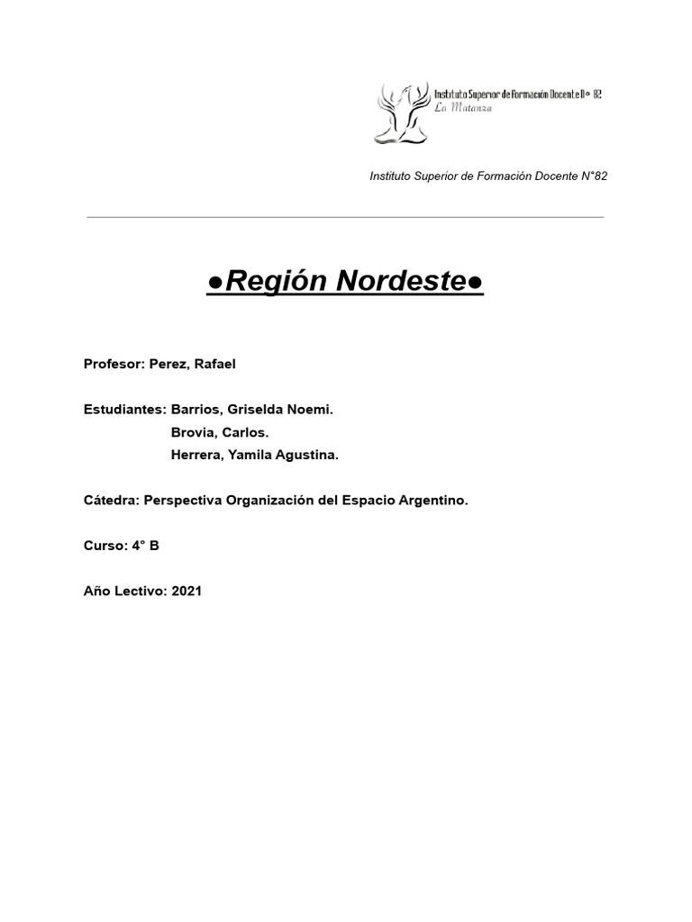Región NEA | PDF