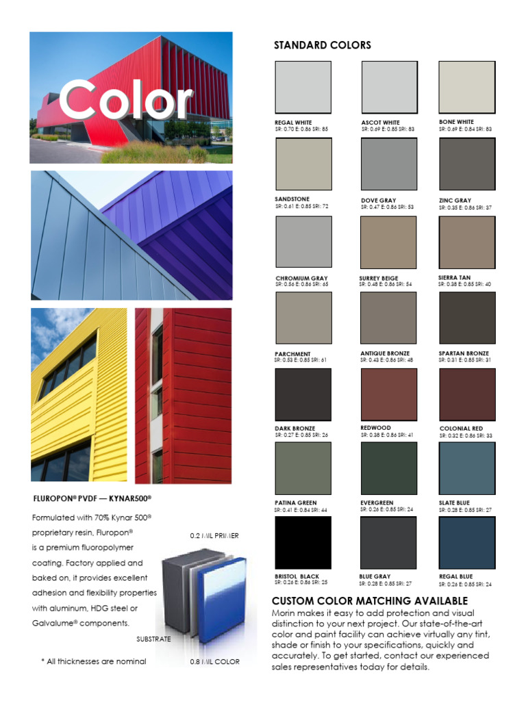 Brochure Colors Morin Corp | PDF