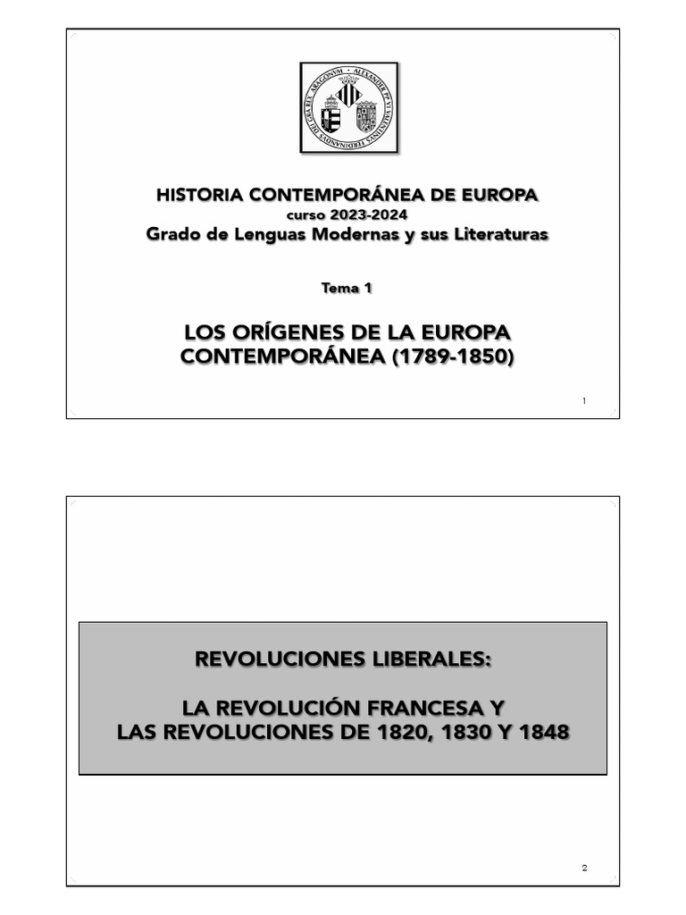 HCE - Tema 1 - Imprimir | PDF