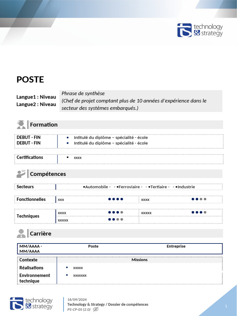 P5-CP-05-Dossier de Compétences A COMPLETER | PDF