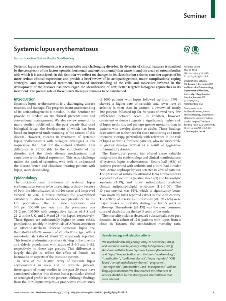 Seminar: Larissa Lisnevskaia, Grainne Murphy, David Isenberg | PDF