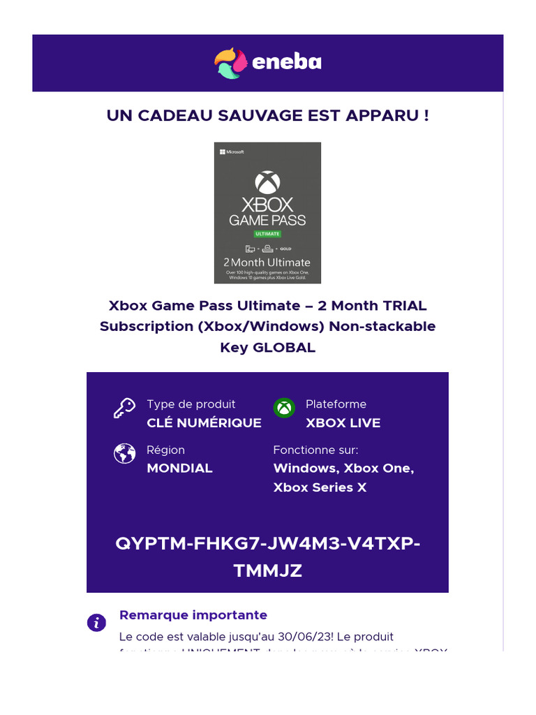 Obtenez Votre Produit - ENEBA | PDF