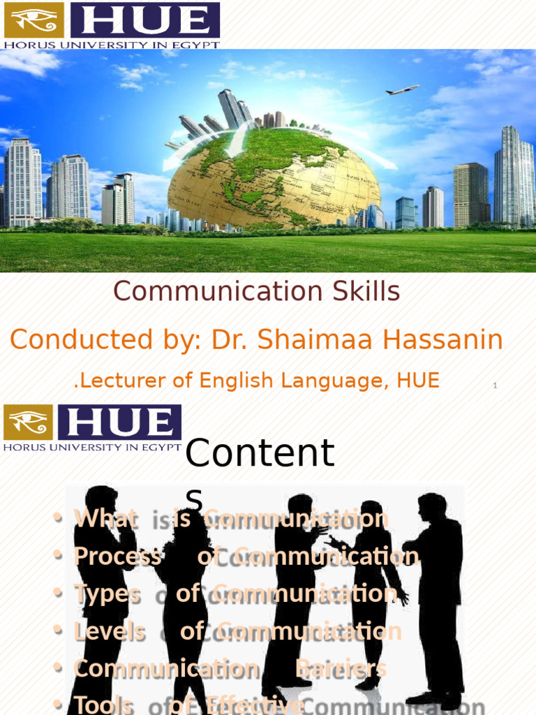 1- Introduction to Communication Skills | PDF