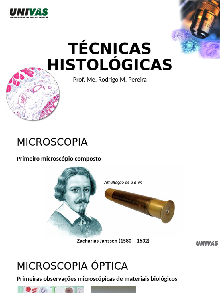 1 - T Cnicas Histol Gicas - 2024 | PDF